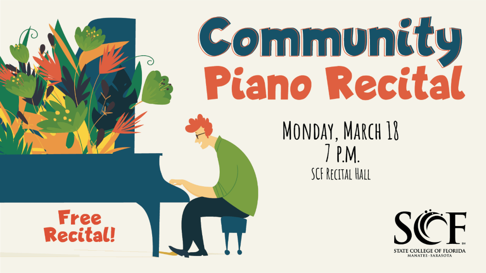 Community Piano Recital | State College of Florida, Manatee - Sarasota