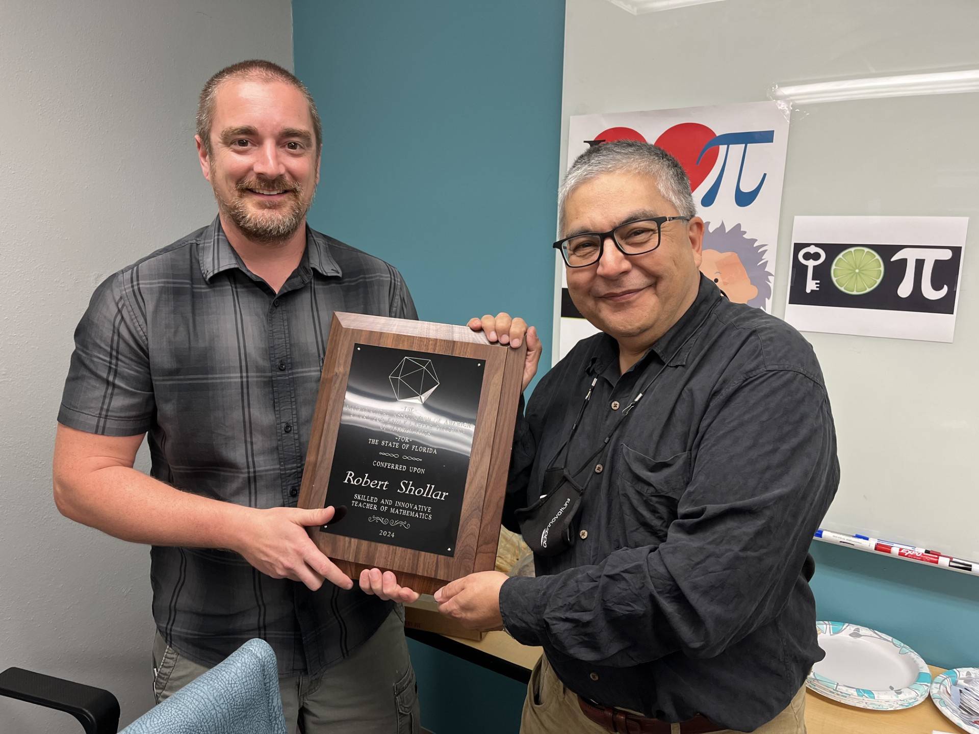 SCF Mathematics Instructor Wins Early Career Teaching Award | State ...