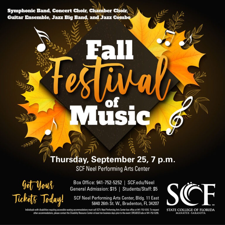 SCF Music Presents Fall Festival of Music | State College of Florida, Manatee - Sarasota